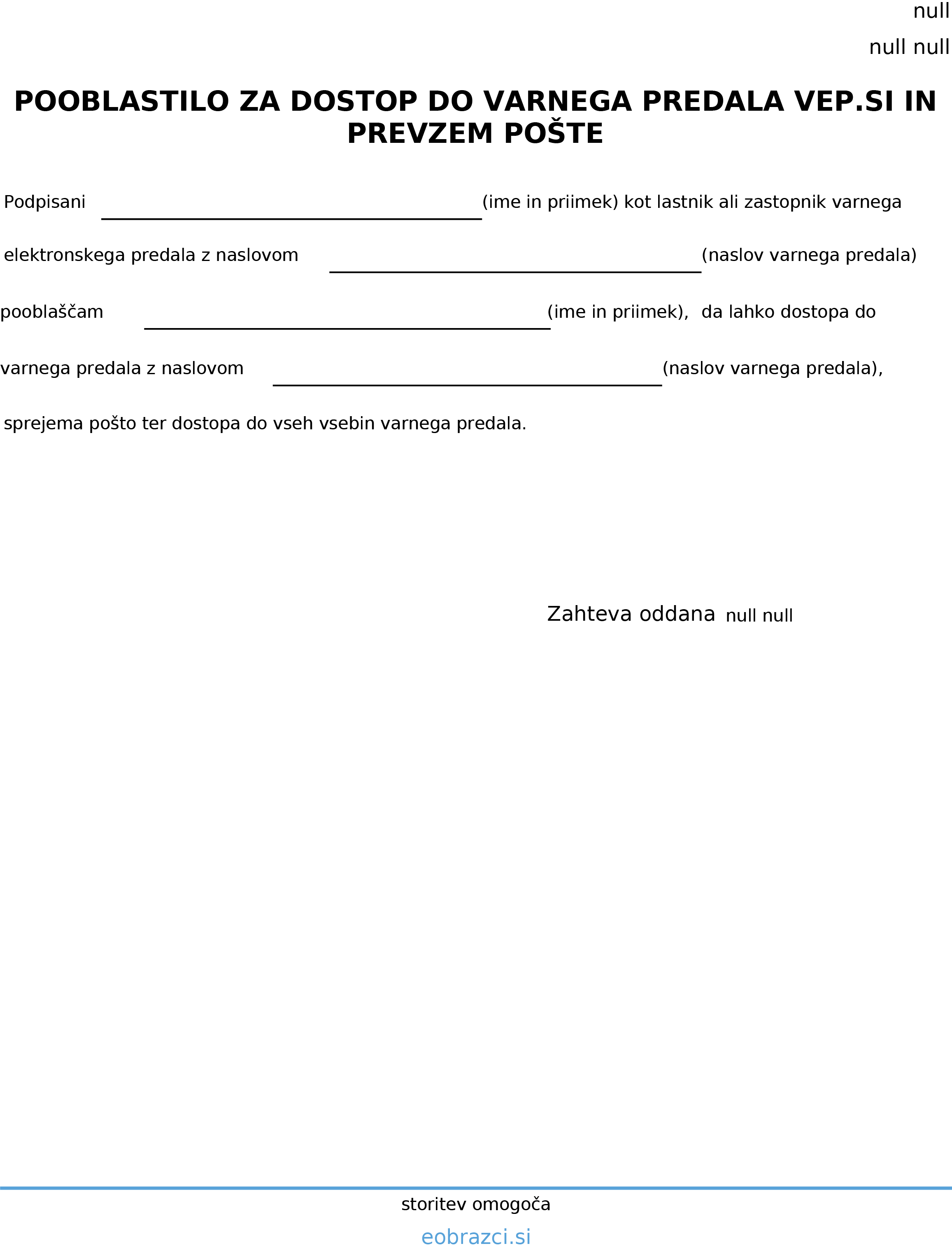 Pooblastila | e-Obrazci - elektronske pogodbe in obrazci